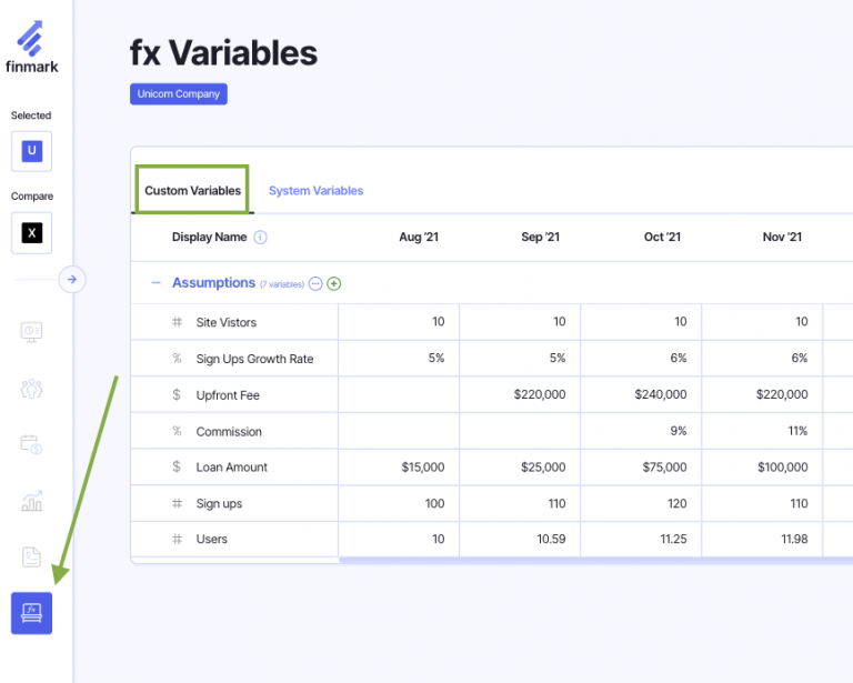 Introducing... Formulas & Variables! - Finmark