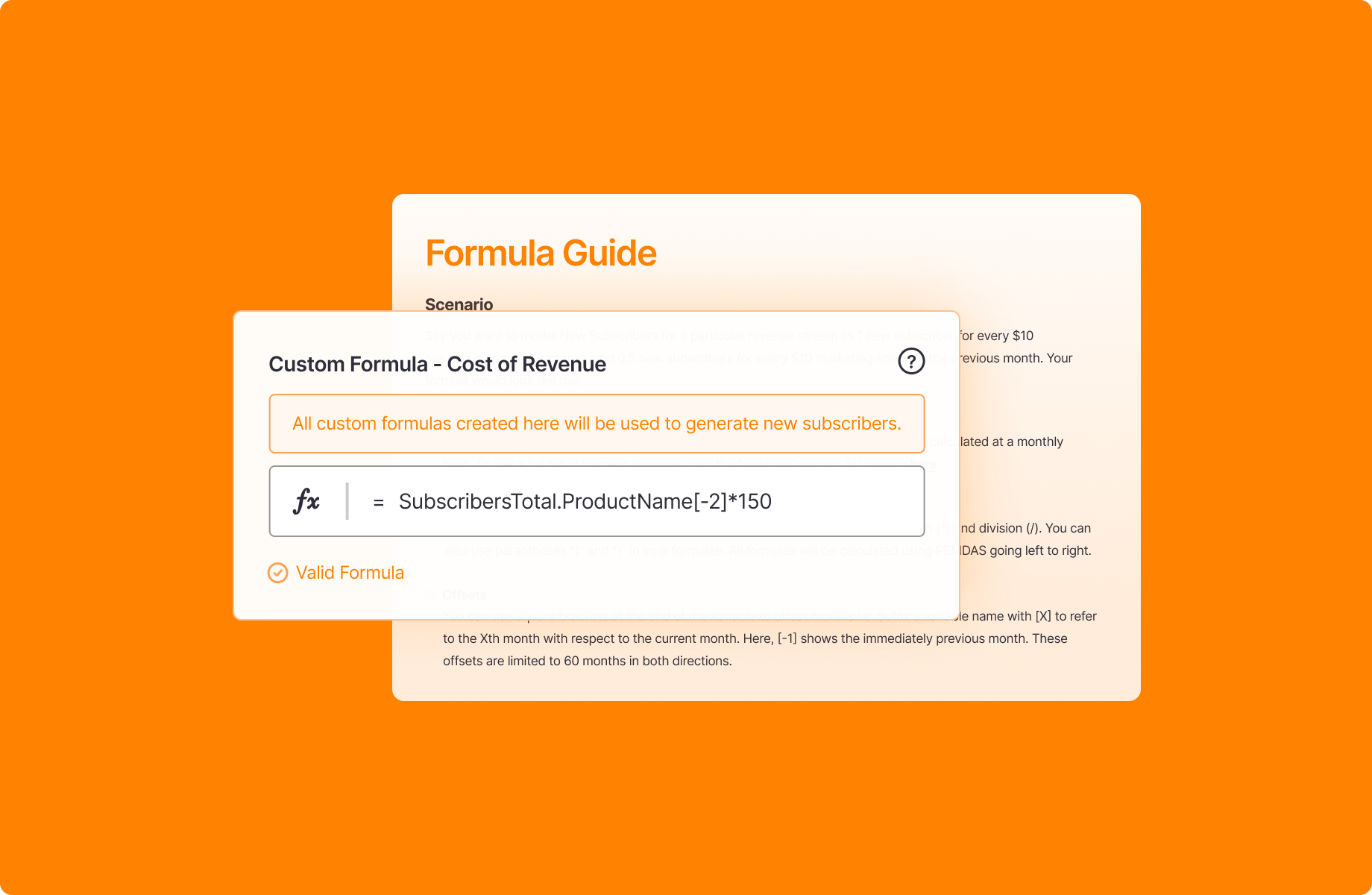 Introducing... Formulas & Variables! - Finmark