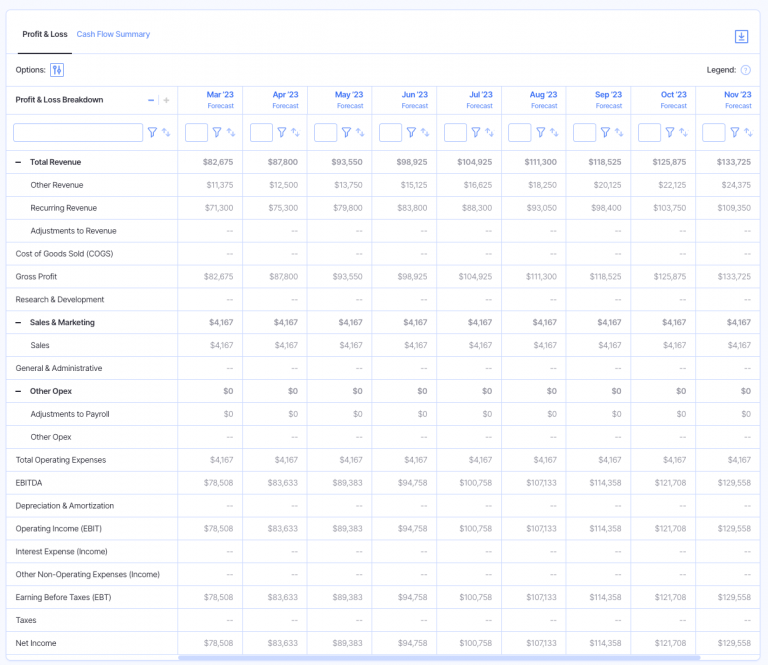 Profit & Loss Projection: How to Forecast Your Income - Finmark